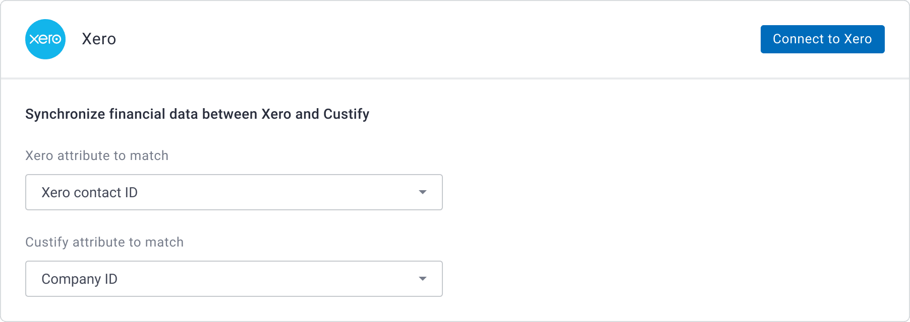 Xero and Custify | Customer Success Software Integrations
