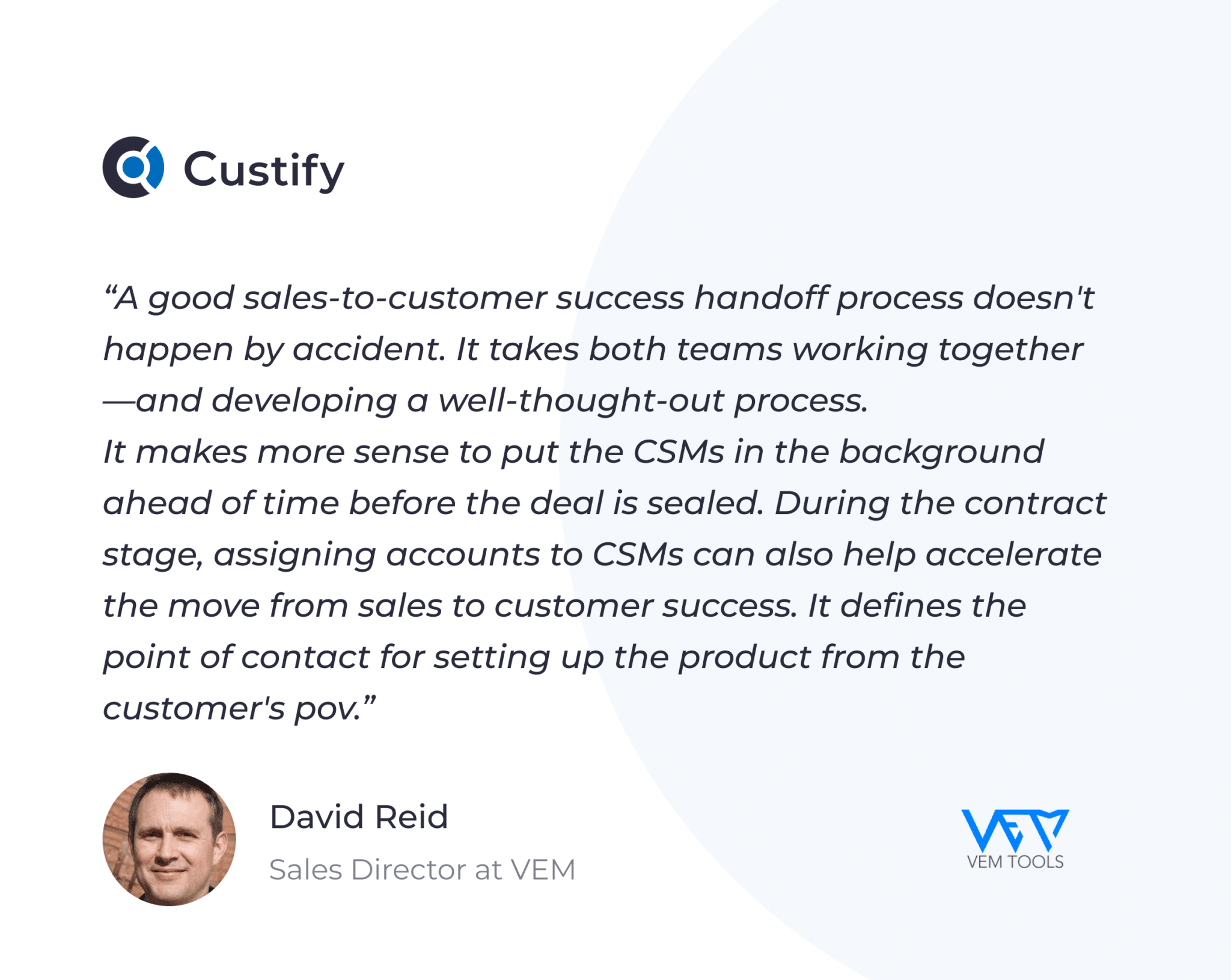 The Ideal Sales to Customer Success Handoff - Custify Blog