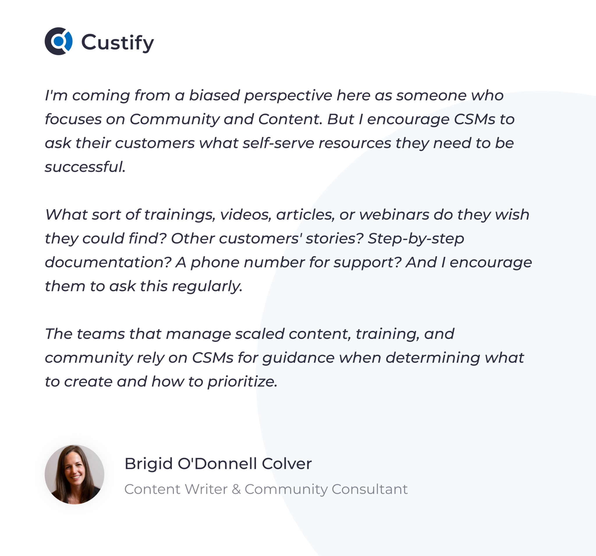 Most Important Questions CSMs Should Ask Their Customers - Custify Blog