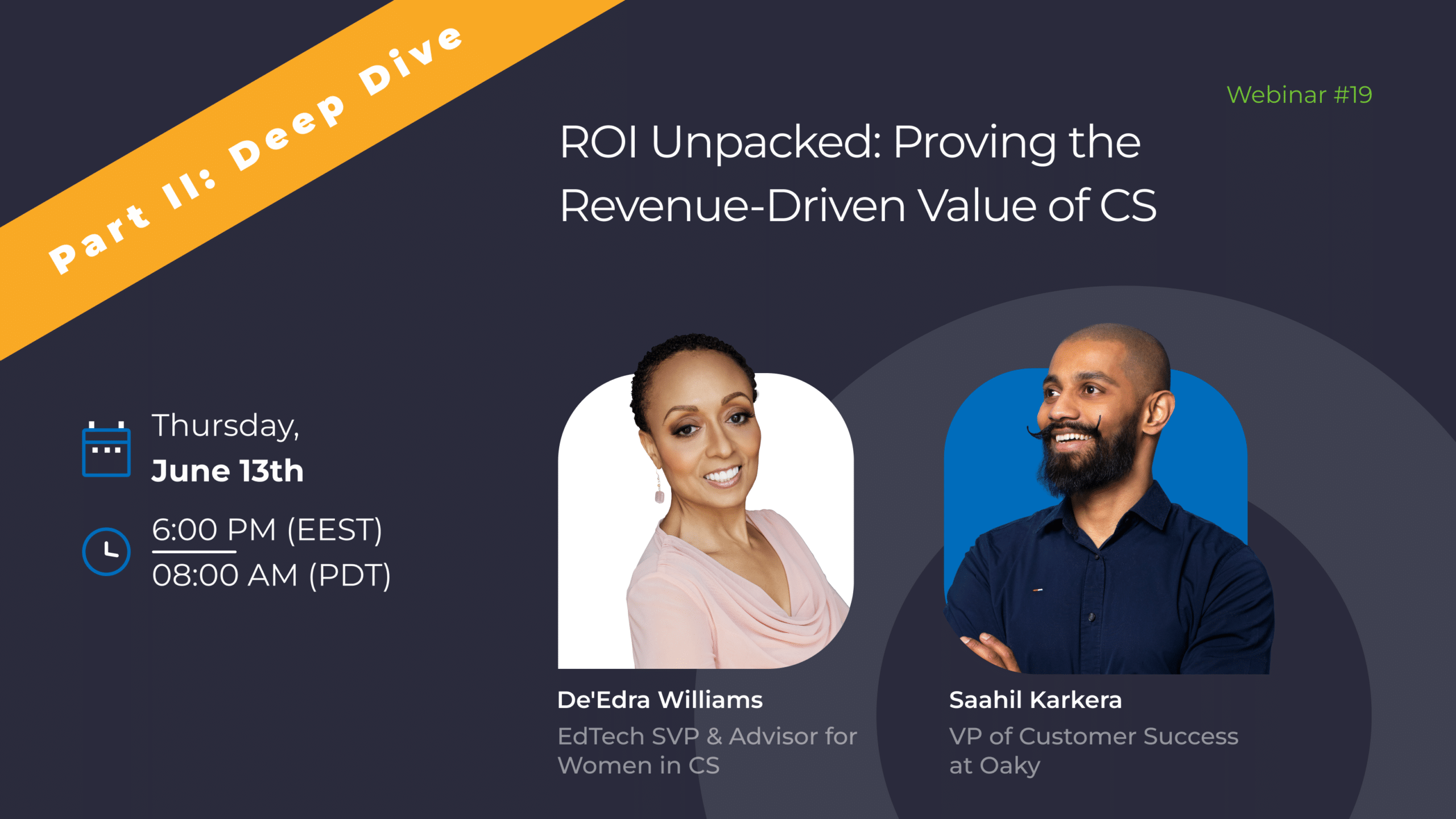 ROI Unpacked: Proving the Revenue-Driven Value of CS (part 2) - Webinar ROI Unpacked: Proving the Revenue-Driven Value of CS (part 2) - Webinar